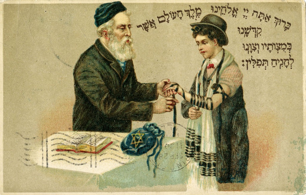 Laying tefillin, United States - The Life of the Synagogue